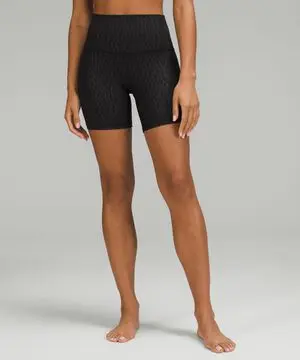 Lululemon Align™ High-Rise 6" Short Segment Emboss Black