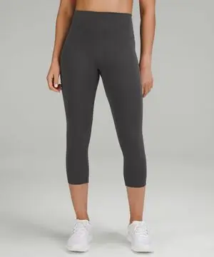 Lululemon Wunder Train High-Rise Crop 21 Graphite Grey
