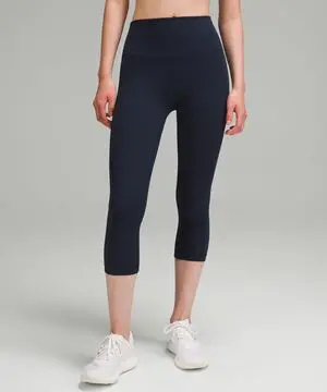 Lululemon Wunder Train High-rise Crop 21 - True Navy