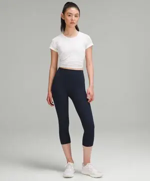 Lululemon Wunder Train High-rise Crop 21 - True Navy