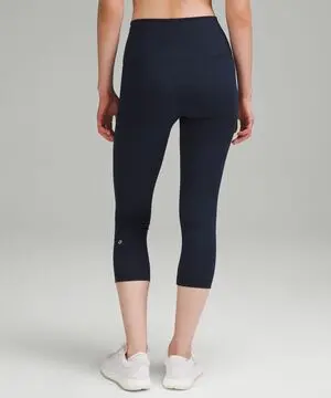 Lululemon Wunder Train High-rise Crop 21 - True Navy