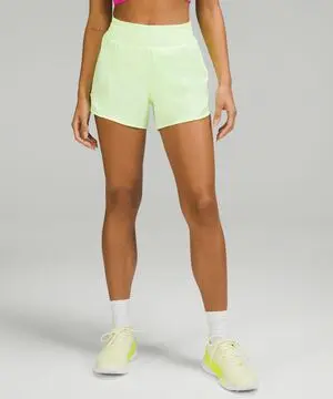 Lululemon Hotty Hot High-rise Lined Short 4 Faded Zap
