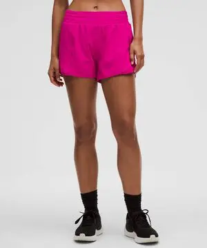 Lululemon Hotty Hot High-rise Lined Short 4 Ripened Raspberry