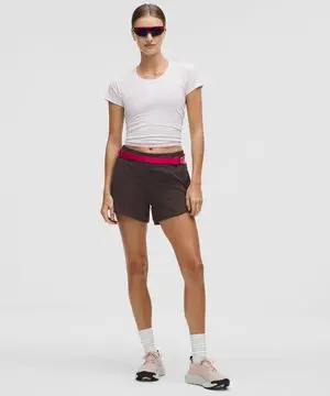 Lululemon Hotty Hot High-rise Lined Short 4 Sequoia