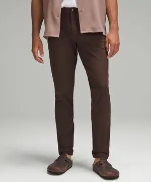 Lululemon Slim-Fit 5-Pocket Pants With ABC Technology Dark Coffee