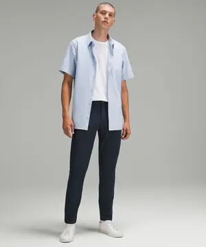Lululemon Slim-fit 5-pocket Pants With Abc Technology - True Navy