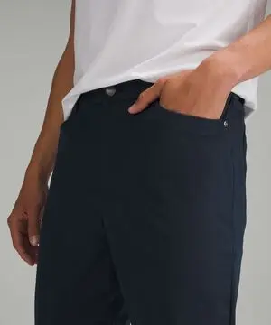 Lululemon Slim-fit 5-pocket Pants With Abc Technology - True Navy