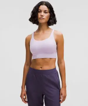 Lululemon Energy Longline Bra Lilac Ether