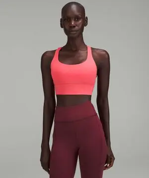 Lululemon Energy Longline Bra Pale Raspberry