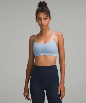 Lululemon Flow Y Bra Nulu Blue Willow