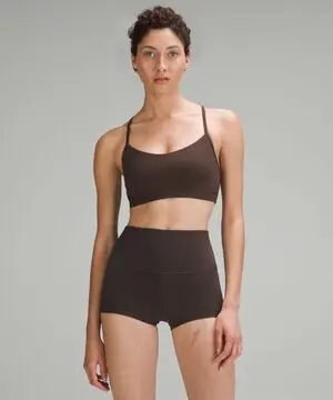Lululemon Flow Y Bra Nulu Espresso
