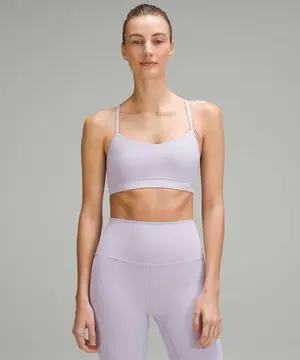 Lululemon Flow Y Bra Nulu Lilac Ether