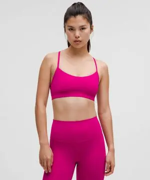 Lululemon Flow Y Bra Nulu Ripened Raspberry
