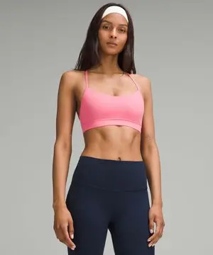 Lululemon Flow Y Bra Nulu Sakura Pink
