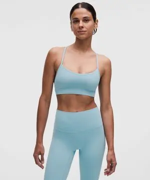 Lululemon Flow Y Bra Nulu Seafoam