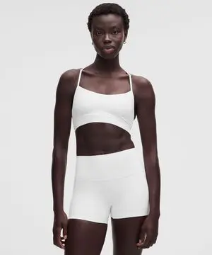 Lululemon Flow Y Bra Nulu - White