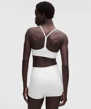 Lululemon Flow Y Nulu Racerback Bra - White