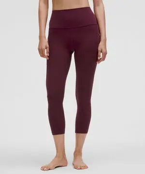 Lululemon Lululemon Align™ High-Rise Crop With Pockets 23" Garnet