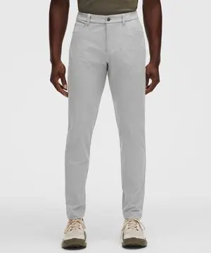 Lululemon Abc Slim-fit 5-pocket Pants - Silver Drop