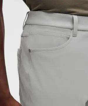 Lululemon Abc Slim-fit 5-pocket Pants - Silver Drop