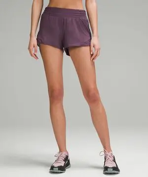 Lululemon Hotty Hot High-Rise Lined Short 2.5" Grape Thistle