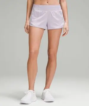 Lululemon Hotty Hot High-Rise Lined Short 2.5" Lilac Ether