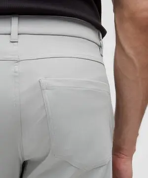 Lululemon Abc Classic-fit 5 Pocket Pants - Silver Drop