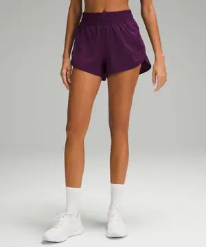 Lululemon Track That High-Rise Lined Short 3 Dramatic Magenta