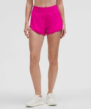 Lululemon Track That High-Rise Lined Short 3 Ripened Raspberry