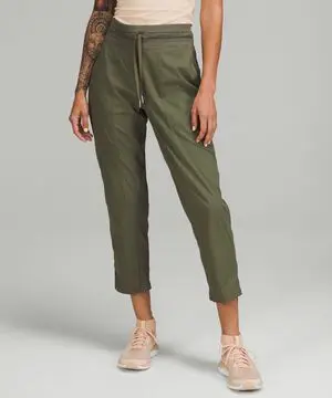 Lululemon Dance Studio Mid-Rise Cropped Pant Medium Olive