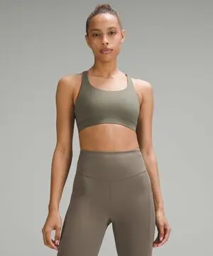 Lululemon Energy Bra Army Green