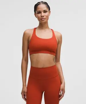 Lululemon Energy Bra Autumn Rust