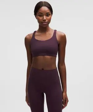 Lululemon Energy Bra Black Plum