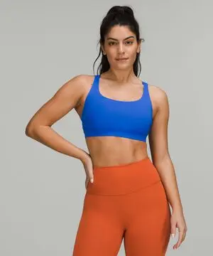 Lululemon Energy Bra Blazer Blue Tone