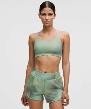 Lululemon Energy Bra Chroma Drift Green