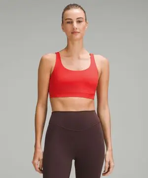 Lululemon Energy Bra Grenadine Red