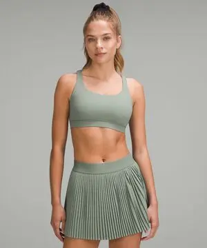 Lululemon Energy Bra Grey Eucalyptus