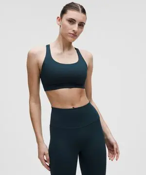 Lululemon Energy Bra Indochine Blue