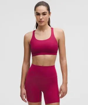 Lululemon Energy Bra Magenta Smoke