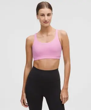 Lululemon Energy Bra Pink Frosting