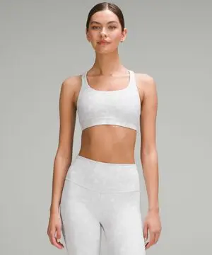 Lululemon Energy Bra Spray Leopard Grey Multi
