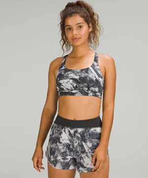 Lululemon Energy Bra Take Flight Grey Multi