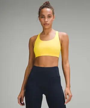Lululemon Energy Bra Utility Yellow