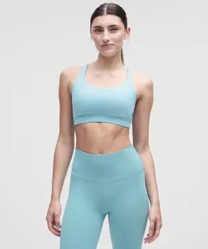Lululemon Energy Bra Washed Blue