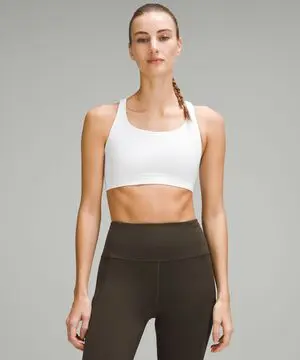 medium impact sports bra for yoga