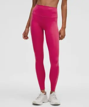 Lululemon Wunder Train High-rise Tight 28" Raspberry Coulis