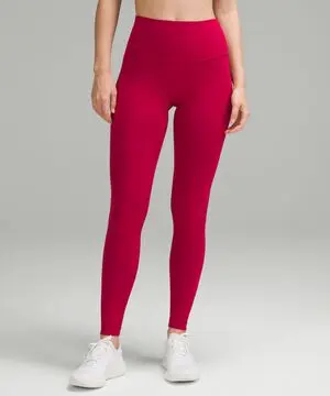 Lululemon Wunder Train High-rise Tight 28" Ruby Red