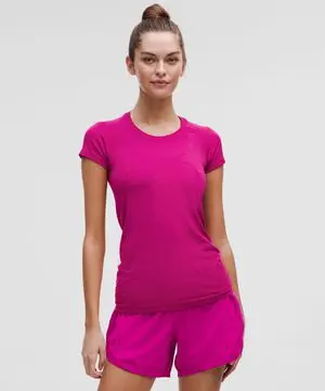 Lululemon Swiftly Tech Short-Sleeve Shirt 2.0 Ripened Raspberry/ripened Raspberry