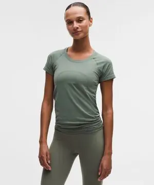 Lululemon Swiftly Tech Short-Sleeve Shirt 2.0 Willow Leaf/willow Leaf