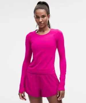 Lululemon Swiftly Tech Long-Sleeve Shirt 2.0 Ripened Raspberry/ripened Raspberry